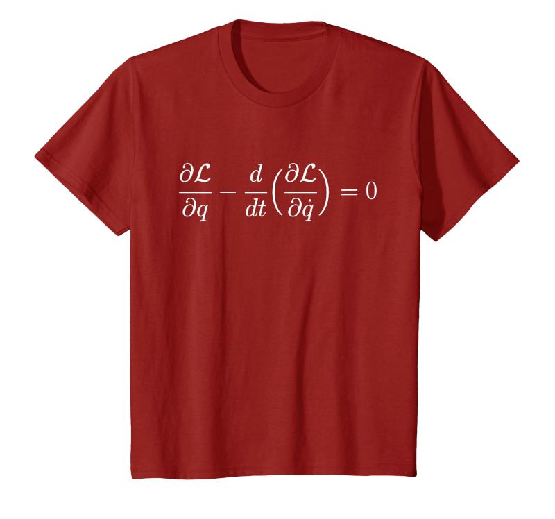 Euler-Lagrange 方程式 すべての物理学の基本概念 Tシャツオイラー ラグラン 方程式: 多くの問題を解決し、多くの理論に扉を開くため、物理学の画期的なオイラーラグラン方程式、科学と物理学で多くのドアを開いた数学方程式