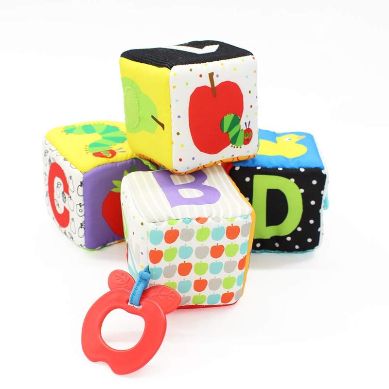 エリックカール はらぺこあおむし ソフトブロックセット対象年齢　0歳からサイズ　約8×8×8cm重　量　約75g材　質　ポリエステル、ポリウレタン、PE