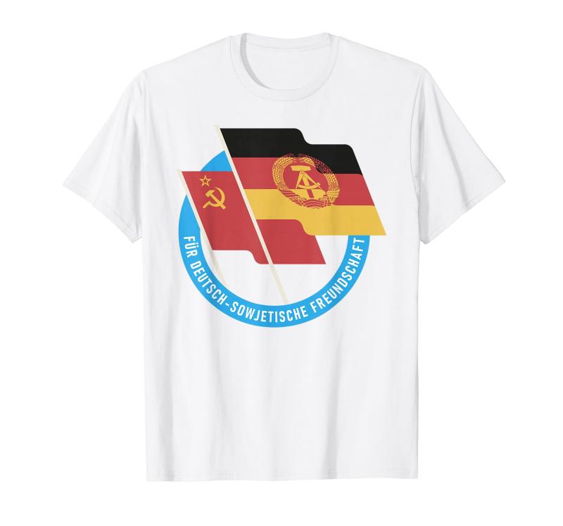 DDR GDR東ドイツソ連 TシャツDDRの元市民のための素晴らしいDDR GDR 東ドイツオッシデザイン。 東で成長した壁落下を経験した方、NVA兵士や退役軍人の方に最適な服です。DDR はソ連の子です。 これは第二次世界大戦の結果、冷戦...