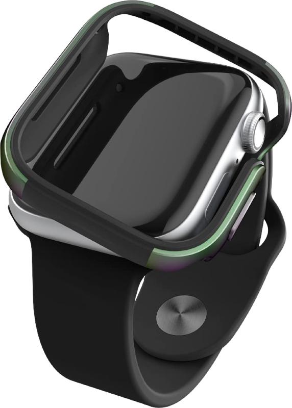 【RAPTIC】 Apple Watch 44mm SE/Series 6/5/4 対応 ケース 耐衝撃 アルミ × TPU 2重構造 衝撃吸収 薄型 スリム カバー アップルウォッチ 44mm 対応 Edge