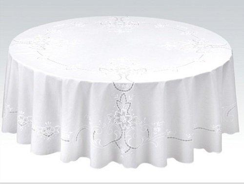 明和グラビア マイパールレーステーブルクロス メヌエットシリーズ 152cm丸 ホワイト シェリー WHサイズ:直径:152cm個装重量:0.58kg