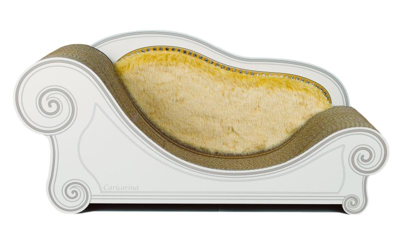 カリカリーナ 爪とぎ ルーチェ オレンジイエロー グラングランにゃん工学に基づき設計された、最高のフィット感がある爪研ぎソファー。 安全製を考慮し国産材料を用いて、自社工場内で一つひとつ手作りで国内生産しています。 製品に使用されている素材...