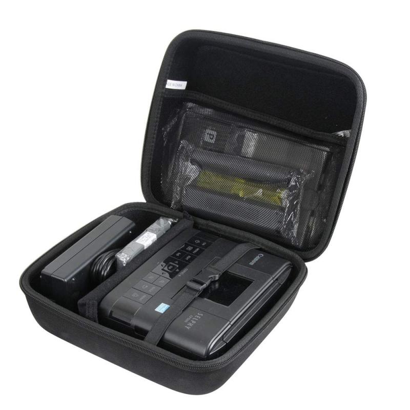 Canonキヤノン SELPHY CP1500/SELPHY CP1300 専用収納ケース-AdadaAdadaトラベルトラベル専用バッグ最高品質、耐久性のあるEVA、耐衝撃性、耐衝撃性、耐水性の素材で作られており、バンプ、スクラッチ、スプ...