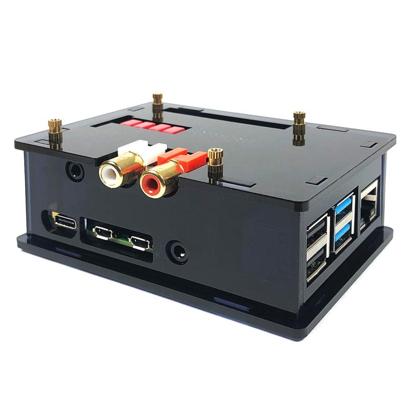 InnoMaker DAC Hat HiFiオーディオモジュール用アクリルケース。Raspberry Pi 4 3B+ 3B 3に対応。パッキングリスト:アクリルケース1個、グループネジ5個。innomaker HiFi DAC HAT専用...