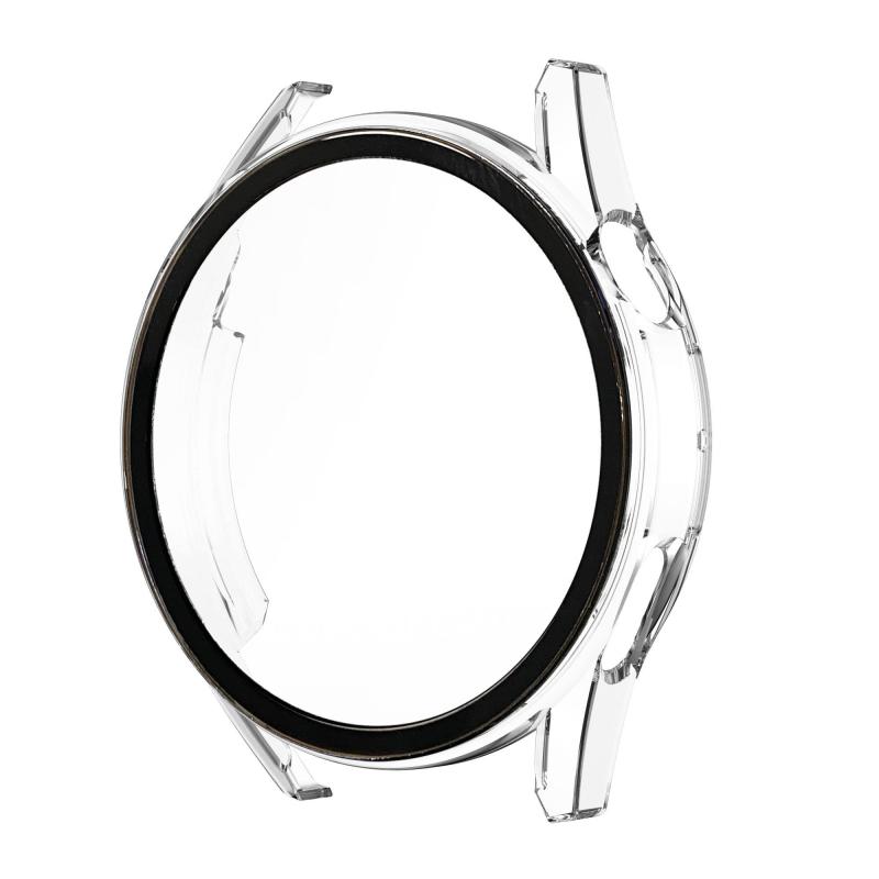 スマートウォッチ保護ケース・HUAWEI WATCH GT 3用 ケース 42mm/46mm 液晶保護強化ガラス付き 液晶保護カバー ファーウェイウォッチ メッキ ハードケース 保護ケース ガラスフィルム一体HUAWEI WATCH GT ...
