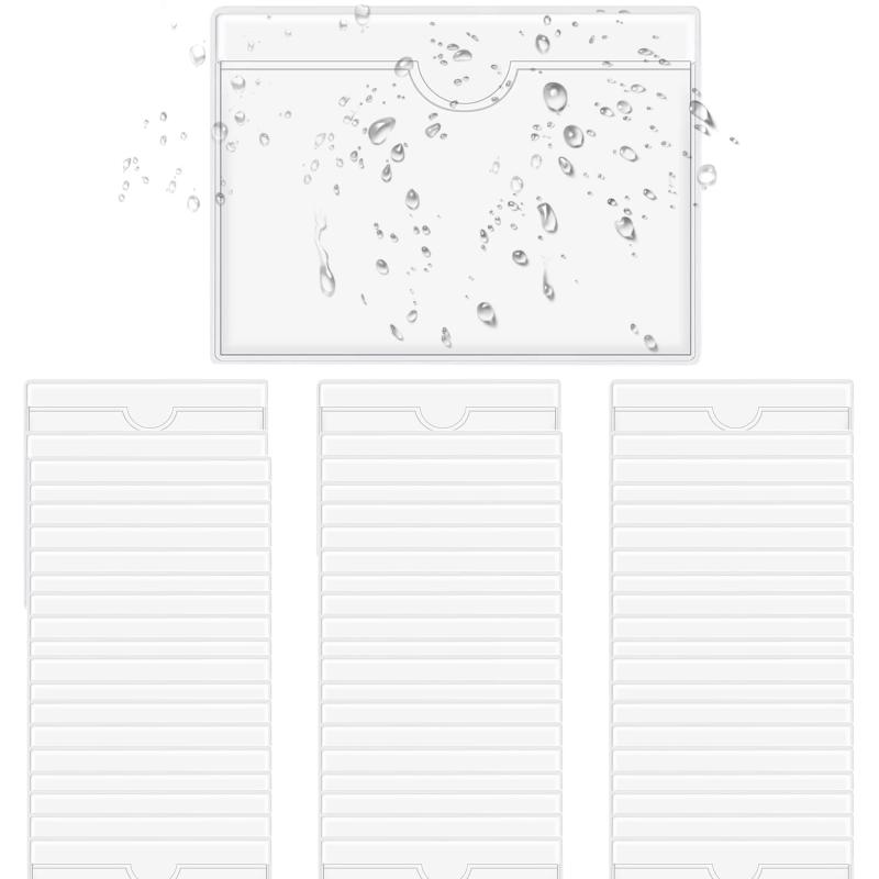 Niesporek クリアカードポケットラベルホルダー