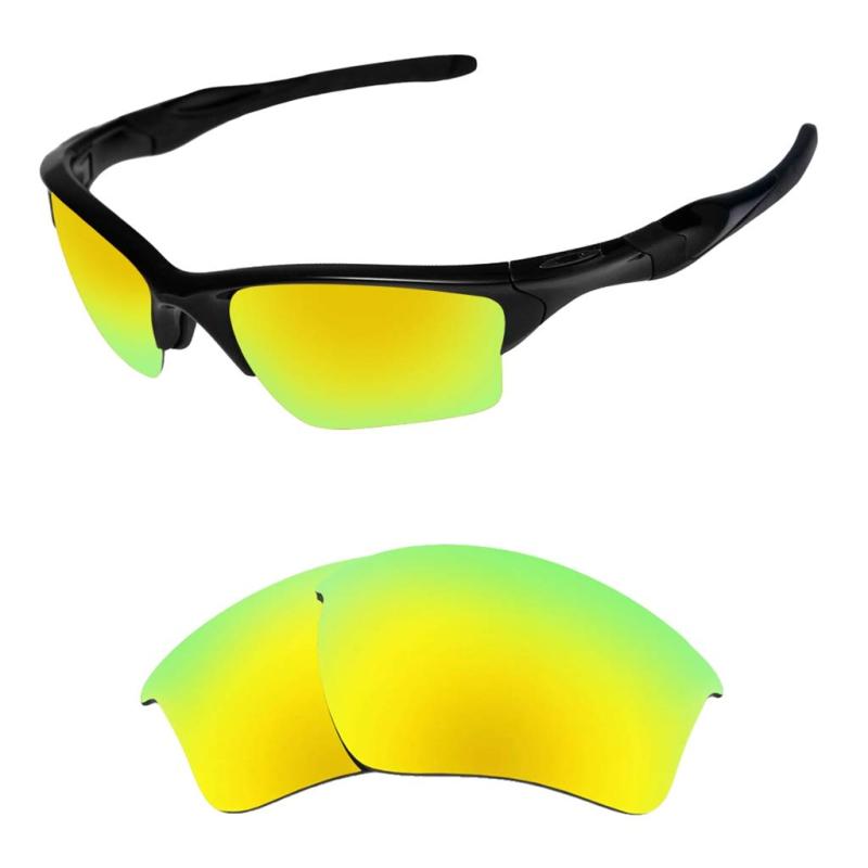 剥がれ防止 Oakley Half jacket 2.0 XL交換レンズ 偏光 フラックジャケットXLJ レンズ-マルチオプション型100%偏光レンズを使って、眩しい光を軽減する紫外線の侵入を100%防ぐ (ANSI Z80.3とEN183...