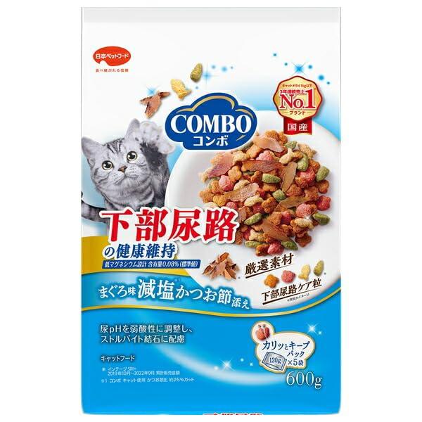 （まとめ買い）日本ペットフード コンボ キャット 下部尿路の健康維持 600g 猫用フード 【×6】おいしさと健康にこだわった、あなたの大切な猫ちゃん思いのキャットフード下部尿路の健康維持に配慮した、低マグネシウム設計（マグネシウム含有量0...