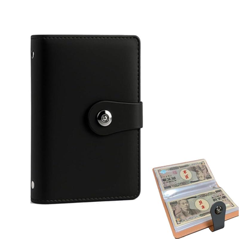 【AiYa】貯金箱紙幣100枚収納楽しいおしゃれ 貯金ノート 家庭管理かわいい大容量(ブラック)です 貯金手帳大容量設計: この貯金箱は最大100枚の紙幣を収納可能。封筒貯金やお札貯金に最適です。おしゃれで可愛いデザイン: おしゃれで可愛ら...