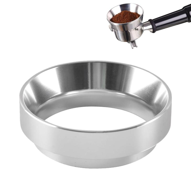 Tubbi コーヒードージングリング51mm径のポルタフィルターに適合：コーヒー計量漏斗は、市販されているほとんどの51mm径のポルタフィルターに適合します。(注：タンピング前にドージングリングを外してください）