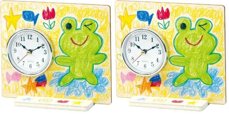 アーテック(artec) おえかき時計 6932 母の日 父の日 敬老の日 プレゼント イベント お絵かき 記念 オリジナル 時計 木製