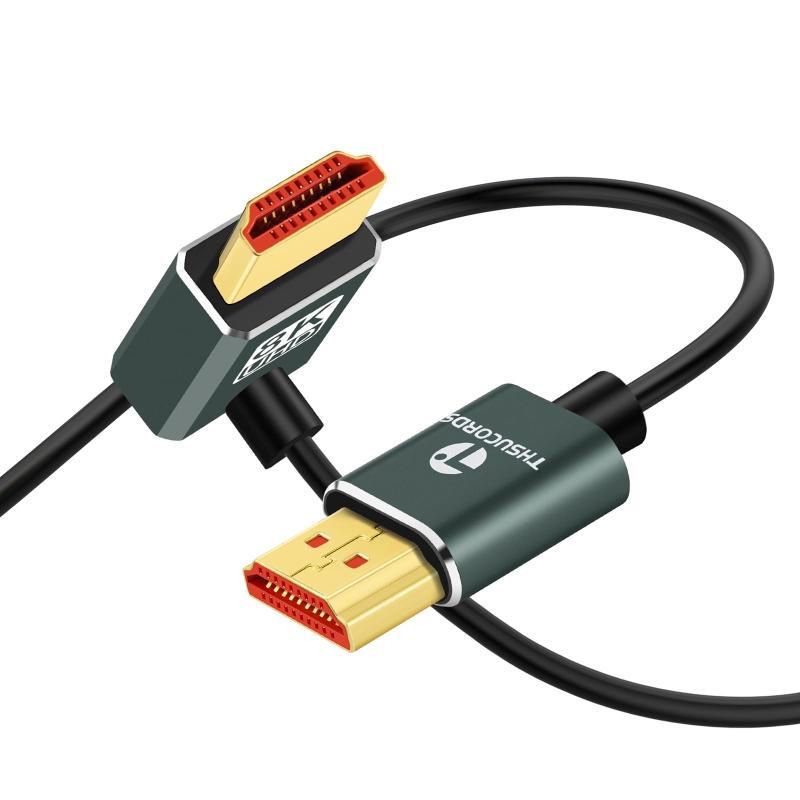 Thsucords 超薄型8K HDMI 2.1 90度