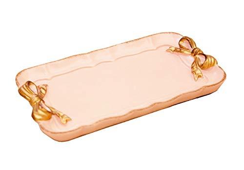 秋月貿易 ジュエリー収納 PINK W20.5×D12×H2cm フレンチリボン レクト トレイ KST18072-1サイズ:W20.5×D12×H2cm素材:レジン生産国:中国インテリアのアクセントになるかわいいパステルカラーのトレイシン...