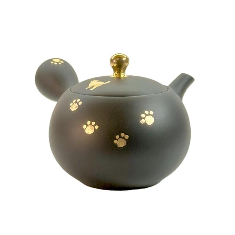 昭萌 金猫金摘み セラメッシュ 200ml セ1215日本伝統工芸品急須と湯呑