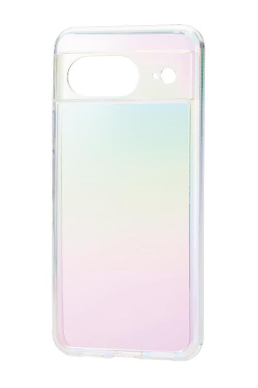 エレコム Google Pixel 8 ケース オーロラ 輝き 耐衝撃 四つ角エアークッション ワイヤレス充電対応 ストラップホール付き PM-P233HVCA