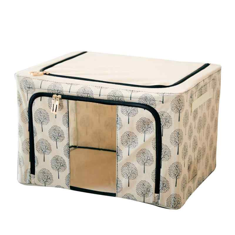 EN FANCE(アンファンス) スタッキング窓付き収納ボックス デイツリー W50×D40×H4cmサイズ:W50×D40×H33cm
