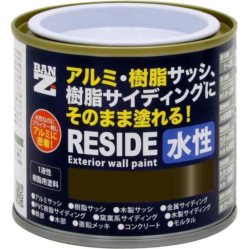 BAN-ZI(バンジ) リサイド RESIDE 200g ダークブロンズ(09-20B) 水性 サッシ サイディング 樹脂 アルミ プライマー不要 DIY 塗料 缶容器容量:200g色:ダークブロンズ性質:水性消費期限:2年(未開封)成分:...