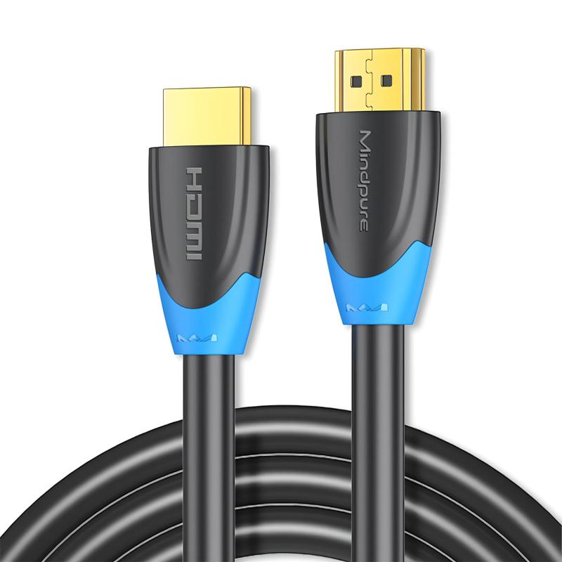 Mindpure HDMI ケーブル 2.0 規格 4K 60Hz/30Hz 18Gbps HDR10 多層シールド 金メッキプラグ 耐屈曲設計 PS5/PS4/Xbox/Switch/Apple TV PC→TV 接続 0.5m～20m ...