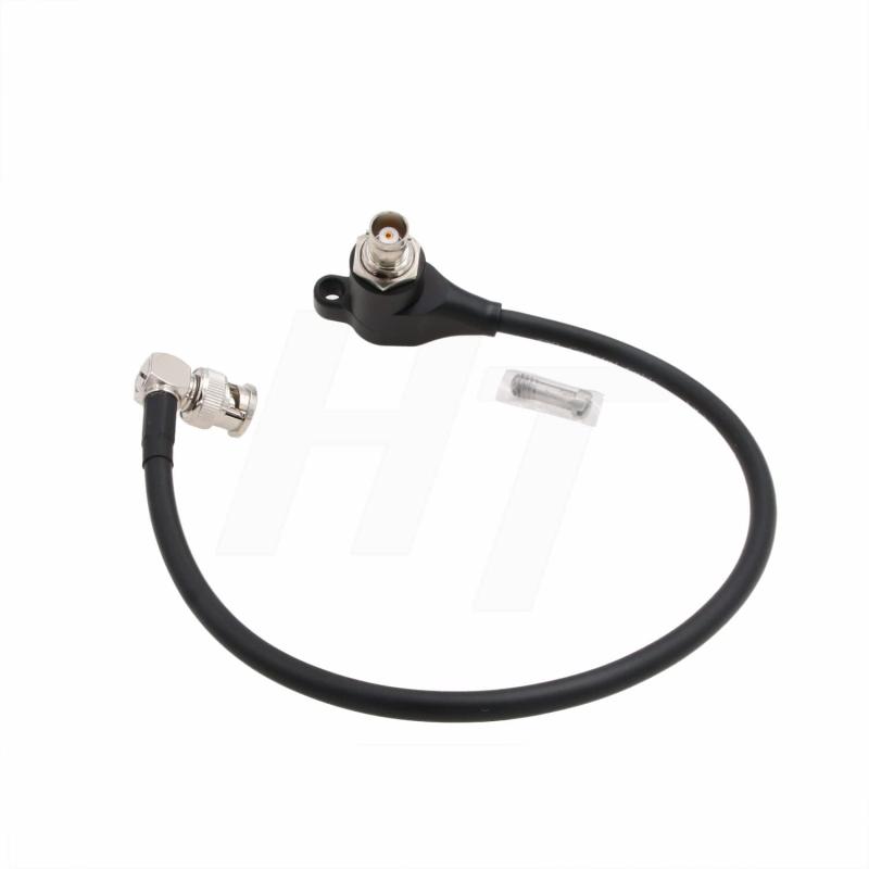 HangTon 12G SDI ビデオ ガルバニック アイソレーター 直角 BNC ケーブル SDI プロテクター サージ過電圧回路保護 RED Komodo Alexa Blackmagic Camera Atomos モニター用 (ブラ...