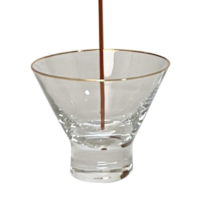 Hazel Alle a te（ヘーゼル アラーテ）燃え尽きるまでの儚さを優雅な時間にする金縁とガラスのフォルムが美しいお香立て受け口が広いので灰がこぼれないのでテーブルも汚しません。ミニマルサイズの「Tiny」も新発売。 既存のサイズより...