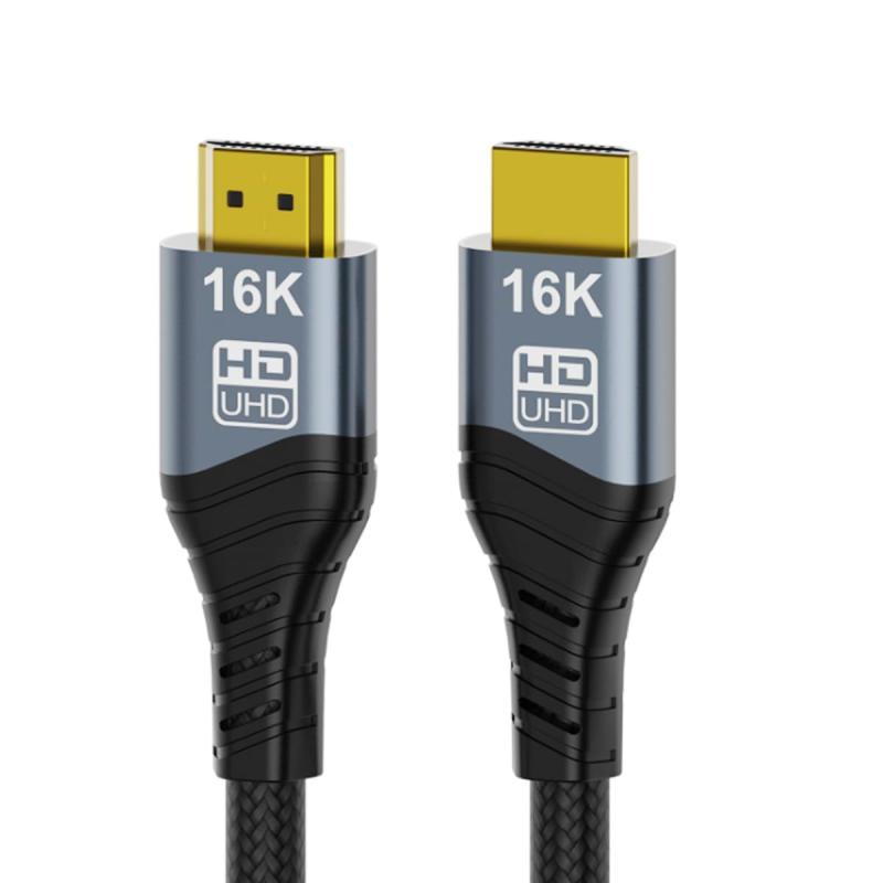 CY Cord 16K 8K 4K UHD HDMI Type-A オス - HDMI 2.2 オス HDTV ケーブル 96Gbps HDTV デスクトップ ノートパソコン モニター用