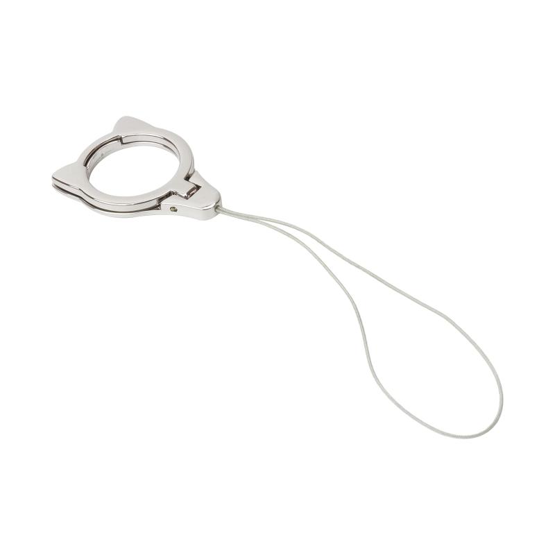 prendre スマホリング スマホスタンド 2in1 落下防止 猫 かわいい 猫耳 スマホアクセサリー PR-RINGSTRAP50猫耳シルエットがかわいい、シンプルなスマホリング。リング部分が開閉式になっているので、広げてスマホスタンド...
