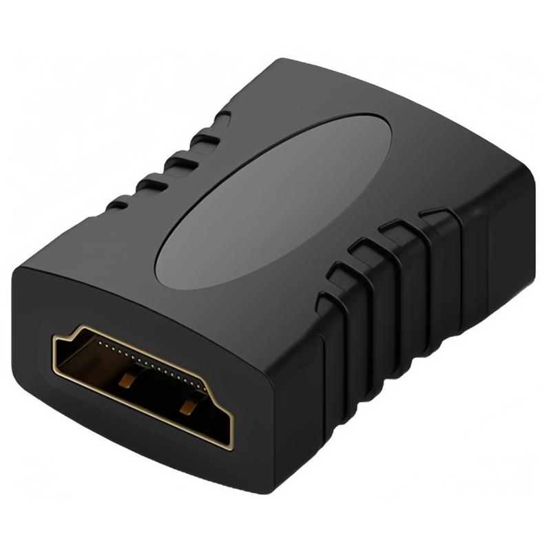 2本のHDMIケーブルを繋げて1本の長いケーブルにするコネクター HDMI中継アダプター 延長コネクター HDMI接続口（メス-メスtype） 4K@60Hz対応 3cm×2cm×1cm 携帯に便利（軽量10g）【4K対応HDMI接続がスム...