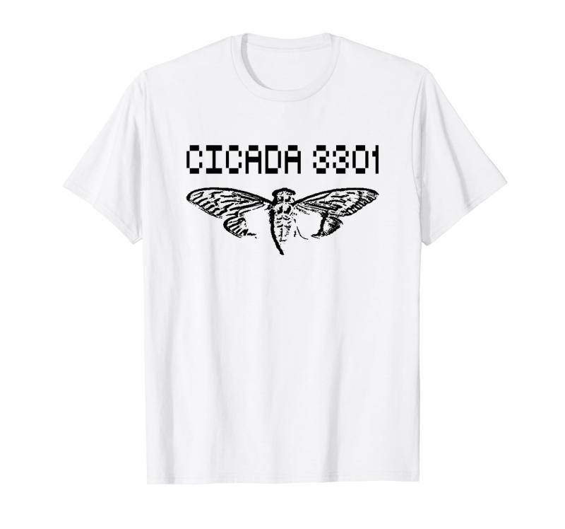 Cicada 3301 シャツ 面白い Cicadas Computer Geek Tシャツ TシャツCicada Shirt Funny Cicadas Tシャツ。 Cicada TShirt Computer Geek Tシャツ。 コー...
