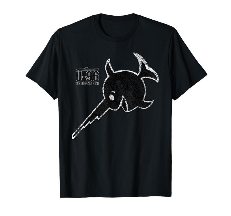 第2次世界大戦 ドイツ製 Uボート レトロ潜水艦 Tシャツ:クリーグスマリン U-96 TシャツWW2 Kriegsmarine U96 - ドイツUボート潜水艦Tシャツ。 第二次世界大戦のファン、歴史家、モデルキットメーカー、シミュレータ...