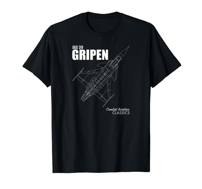 JAS 39 グリペン TシャツGripenの退役軍人、フライトシミュレーターゲーマー、スウェーデンの戦闘機モデルキットビルダー、軍事航空愛好家に最適です。 クリスマスや誕生日のJAS39 Gripenファンにも最適です。