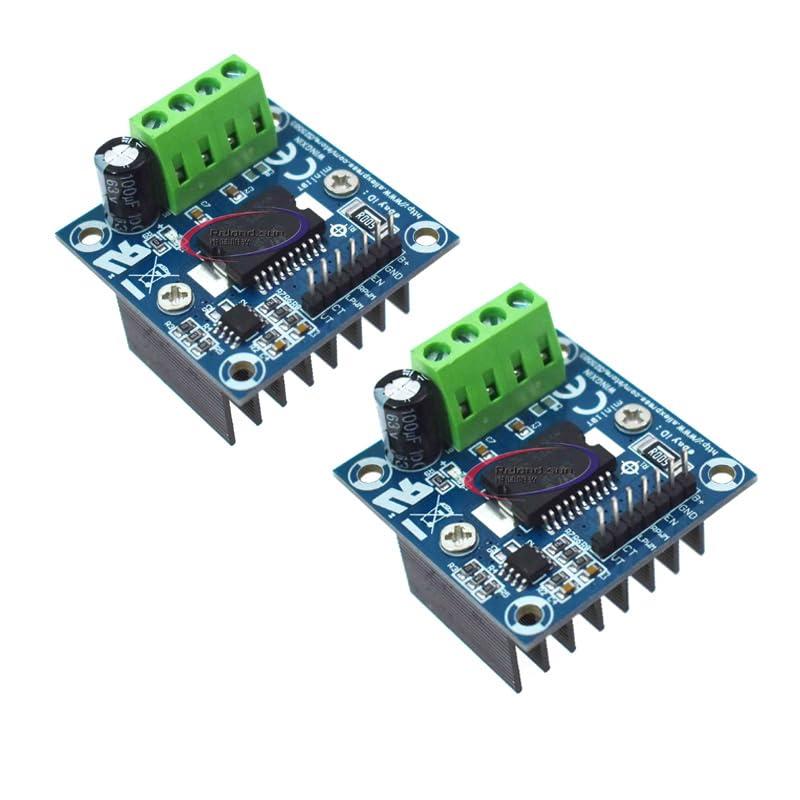 2PCS mini IBT L6201P DC Motor Drive Module H-bridge PWM Control 12V-48V 5A NMOS2PCS mini IBT L6201P DC Motor Drive Modul...