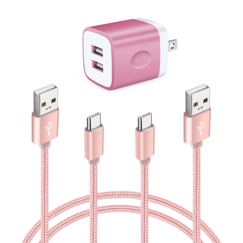 【USB充電器*1個+type cケーブル*2本(1.8M+0.9m)】 usb充電器 usb コンセント スマホ充電器 usbアダプター 充電アダプター 携帯充電器 acアダプター ac充電器 iPhone 15シリーズ充電 急速充電器 ...