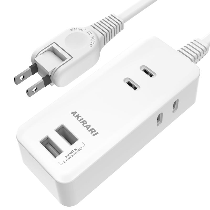 延長コード 5個口 1m 2m 3m 短い 薄型 電源タップ usb コンセント たこあしコンセント テーブルタップ 3個AC 2個USB-A 電源コード oa タコ足配線 蛸足 隙間