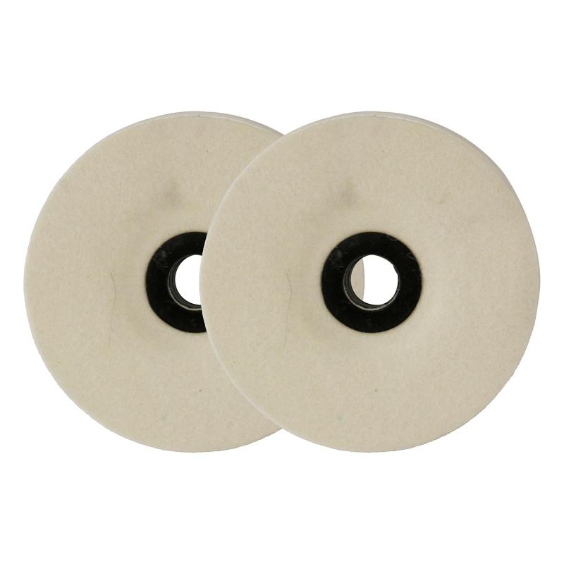 イーバリュー(E-Value) 光沢降臨 曲面用 2枚パックφ100mmディスクグラインダー用 EV2-KT02用途:一般金属の鏡面仕上げ特徴:基盤が小さくワークによくフィットサイズ:外径100mm×穴径15mm最高回転数:13000min...