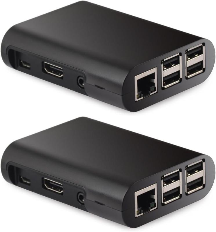 waves 2個セット Raspberry Pi 3B 3B+ 用 ケース ヒートシンク 3点付属 (ブラック)Raspberry Pi 3 用 ケース ヒートシンク 3点付属 2個セットraspberry pi 3B 3B+ 対応寸法： ...