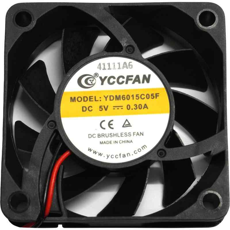 電光パーツ DCファン ケースファン 5V 0.29A 1.45W 3500rpm 60×60×15mm長寿命を実現した小型DCファン定格電圧：5V／定格電流：0.29A／定格電力：1.45W定格回転数：3500rpm／風量：15.41cf...