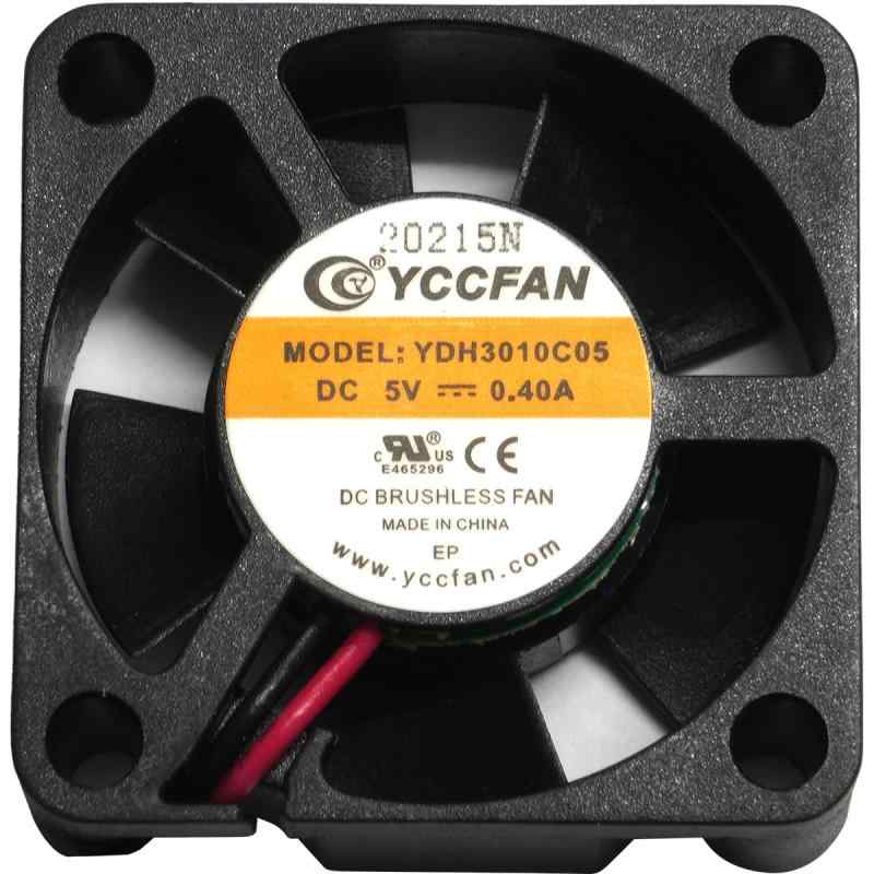 電光パーツ DCファン ケースファン 5V 0.36A 1.8W 13000rpm 30×30×10mmボールベアリングに匹敵する長寿命(40000時間)2.54mmピッチの2Pコネクタ(ピンヘッダで使用可能)定格電圧：5V／定格電流：0....