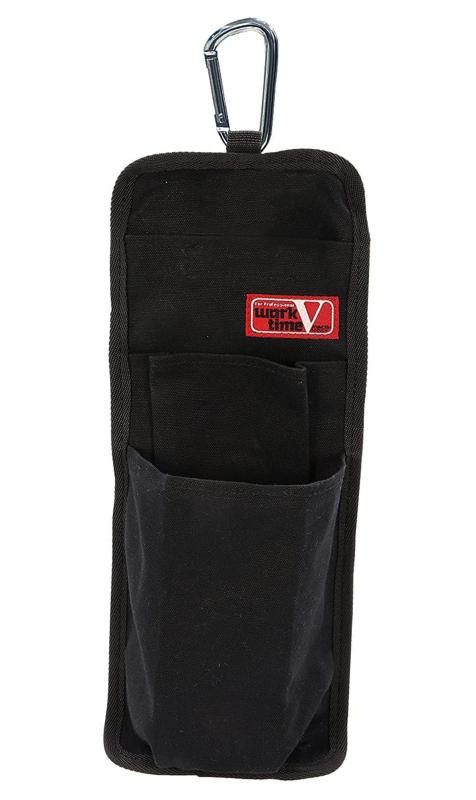 コヅチ（Worktime） VICTORY 帆布ケーブルタイ収納ケース カラビナ付 3段 WTV－201上段サイズ(約)：310mm(深さ)x110mm(幅)x30mm(奥行)中段サイズ(約)：240mm(深さ)x120mm(幅)x30mm...