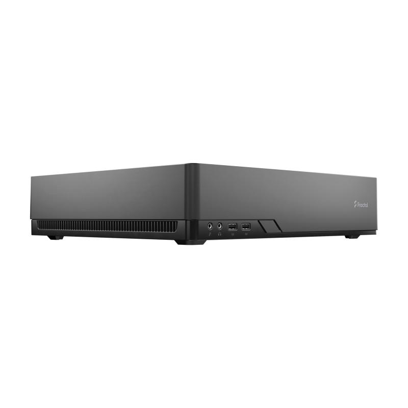 Fractal Design Node 202 Black 450W SFX電源組込済み Mini-ITX 縦・横置き両対応 スリムPCケース FD-MCA-NODE-202-AB CS8133CS8133 日本正規製品 2年脚付き横置き時...