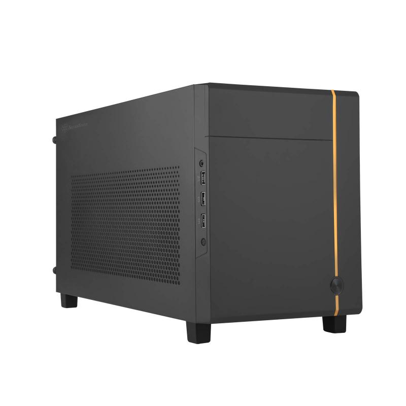 SilverStone Sugoシリーズ Mini-ITXケース SST-SG14B 12057変換できるグラフィックスカードホルダー付属で、3スロットのフルサイズグラフィックスカードに対応Mini DTX / Mini ITXマザーボード...