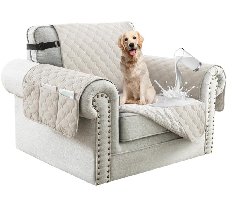 ソファーカバー 防水ソファーシーツ 肘付き 犬猫用シート 撥水加工 傷防止 爪とぎ防止 1人 2人 3人掛け 替えソファカバー ソファー保護カバー 滑り止め 防塵 汚れ防止 洗える マルチカバー サイズ:一人掛け：190x165cm 二人掛...