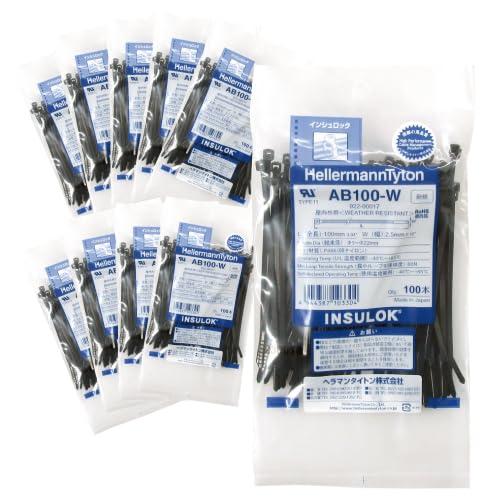AB ヘラマンタイトン ケーブルタイ 結束バンド インシュロック タイラップ 耐候・屋内外用グレード 黒ヘラマンタイトン ケーブルタイ 結束バンド インシュロック タイラップ 耐候・屋内外用グレード 黒