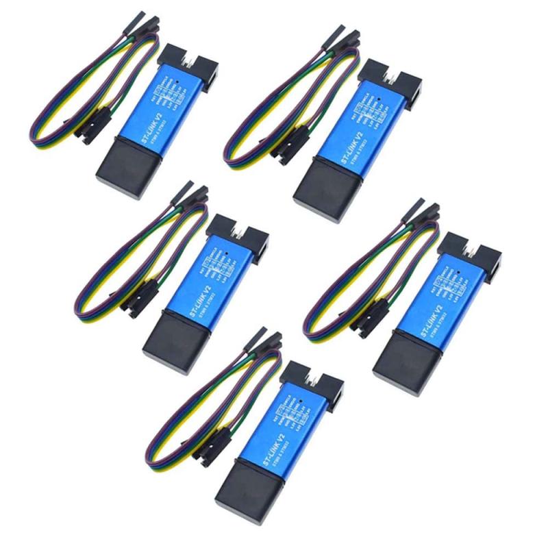 5pcs ST-Link V2 Programming Unit Mini STM8 STM325pcs ST-Link V2 Programming Unit Mini STM8 STM32