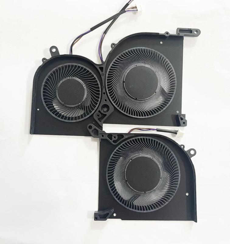 MOQIAN CPU+GPU 冷却ファン交換用 MSI Stealth GS66 WS66 11UG 11UE 11UH 11UMT 11UKT Creator 15 OLED MS-16V4 ノートパソコン ファン BS5005HS-U4...