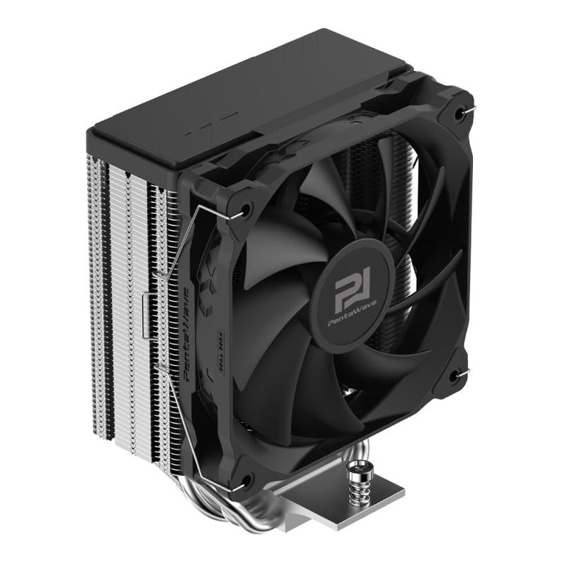 アイネックス ヒートパイプ5本搭載 Intel&amp;AMD用 サイドフローCPUクーラー PC-Z05C-SRB対応CPU Intel: LGA1851 / 1700 / 1200 / 1156 ～、AMD: Socket AM5 / ...