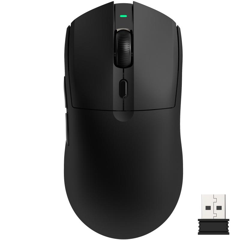 MAGIC-REFINER x AJAZZ ゲーミングマウス ワイヤレス 無線 2.4 Gモード 充電式 PAW3395センサ 26000DPI 約59g軽量化設計 持ち運びに便利 DIY ゲーム用 仕事用 6ボタン