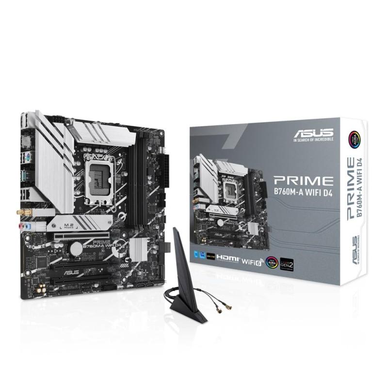 ASUS PRIME B760M-A WIFI D4×イヤホン