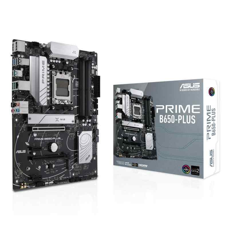ASUS Prime B650-PLUS AMD B650(Ryzen 7000) ATXマザーボード(DDR5、PCIe 5.0 M.2、2.5Gbイーサネット、DisplayPort、HDMI®、USB 3.2 Gen 2 Type-C...