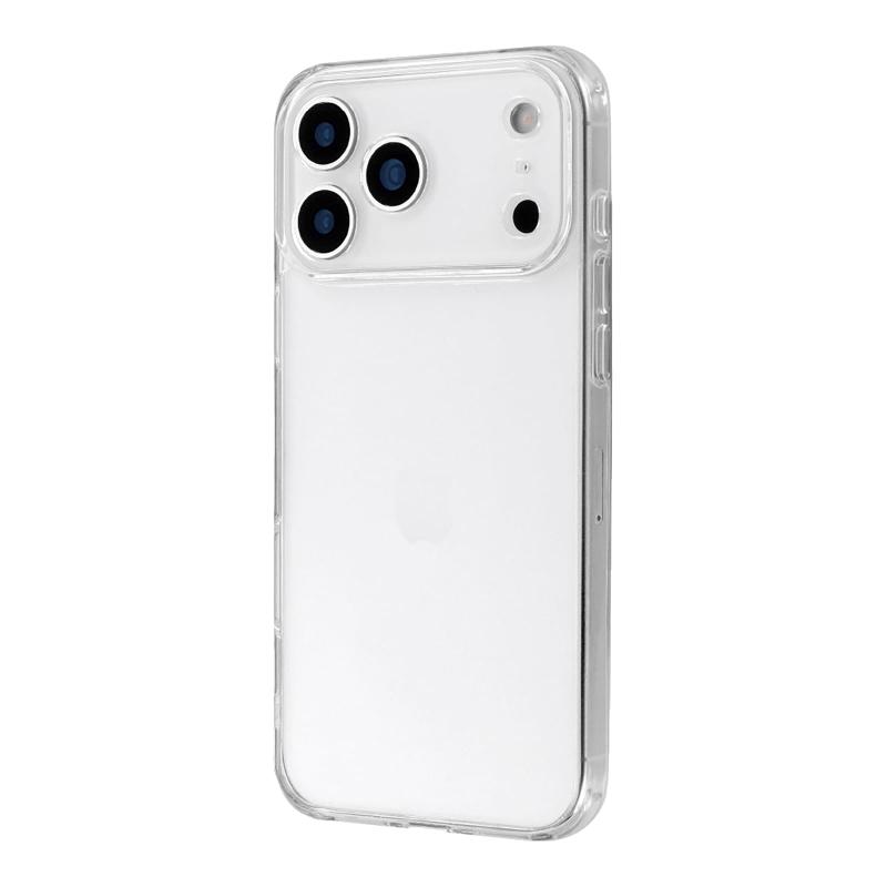 LEPLUS iPhone 17 Pro Max対応 耐傷・耐衝撃ハイブリッドケース 「UTILO Hybrid 精密設計」 クリア LN-IL25CTHZCL2【耐衝撃】 硬く高透明なポリカーボネートと、柔らかく耐衝撃性に優れたTPUのハ...