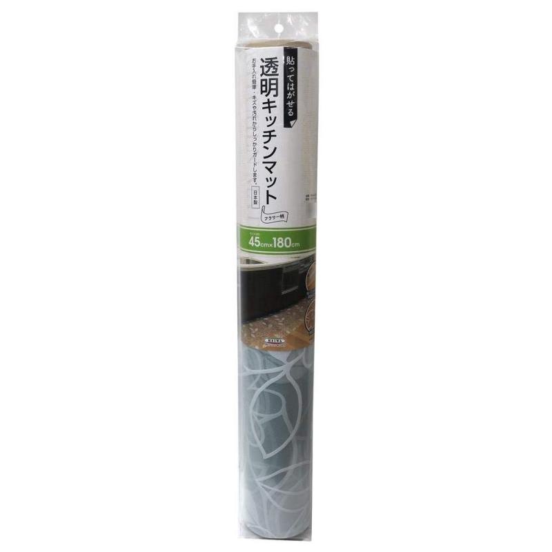 明和グラビア キッチンマット ホワイト